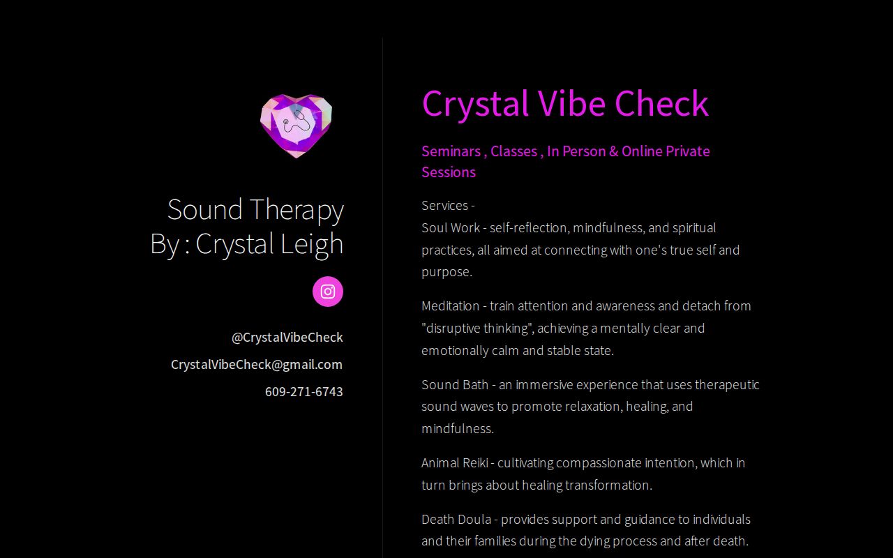 Crystal Vibe Check